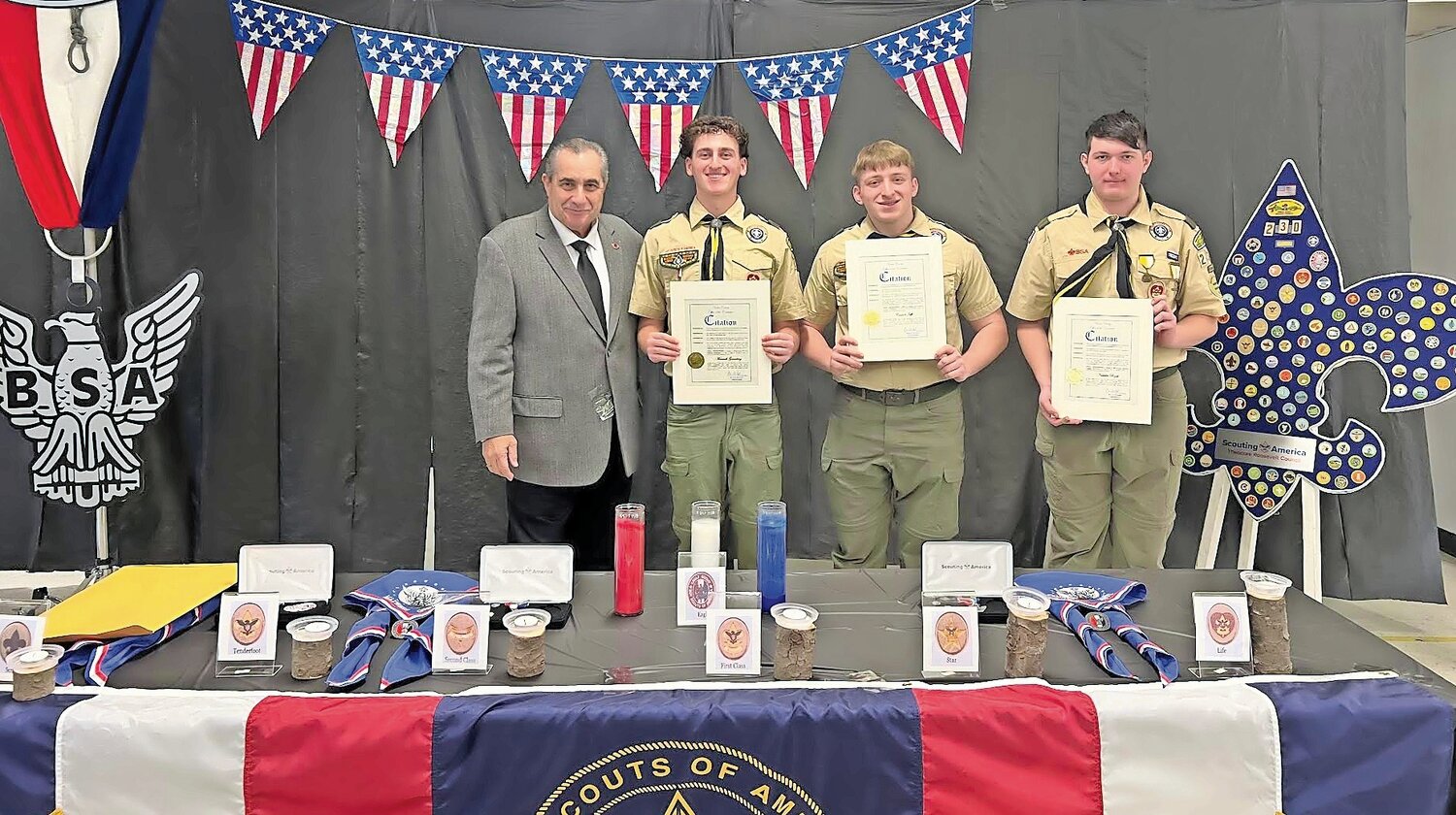 Three Oceanside teens earn Eagle Scout rank in Troop 230 ceremony ...