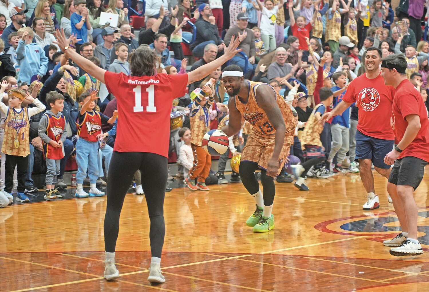Harlem Wizards bring basketball and comedy to South Side High School ...