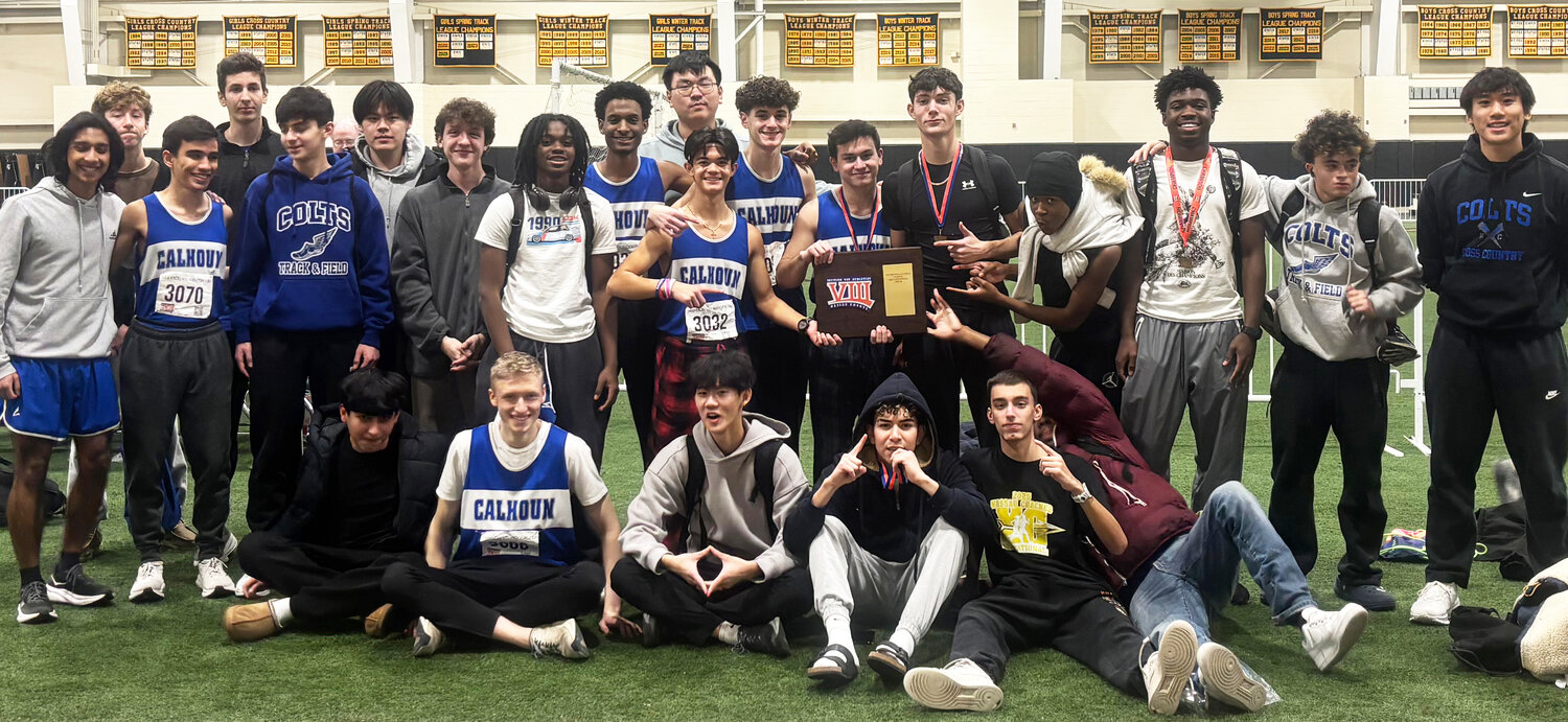 Calhoun nips Manhasset for boys track county title | Herald Community ...