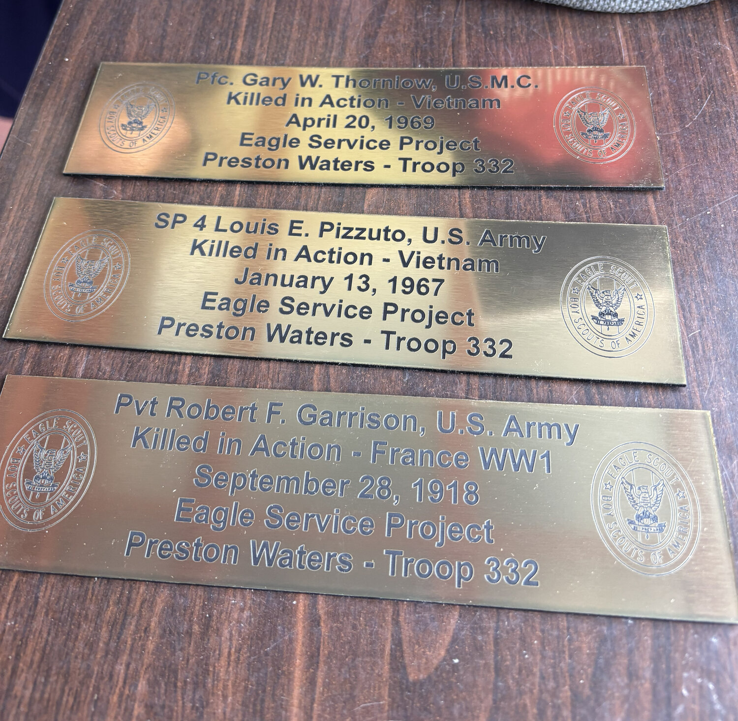Lynbrook Eagle Scout builds memorial honoring fallen service members ...