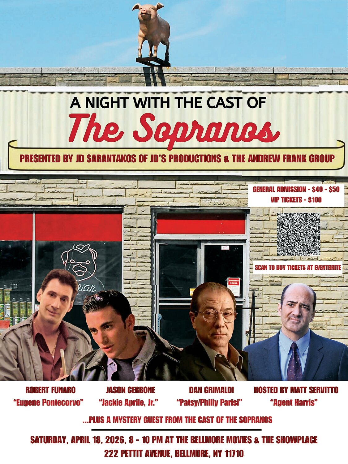 Tony Orlando and 'The Sopranos" actors scheduled at Bellmore Movies and ...