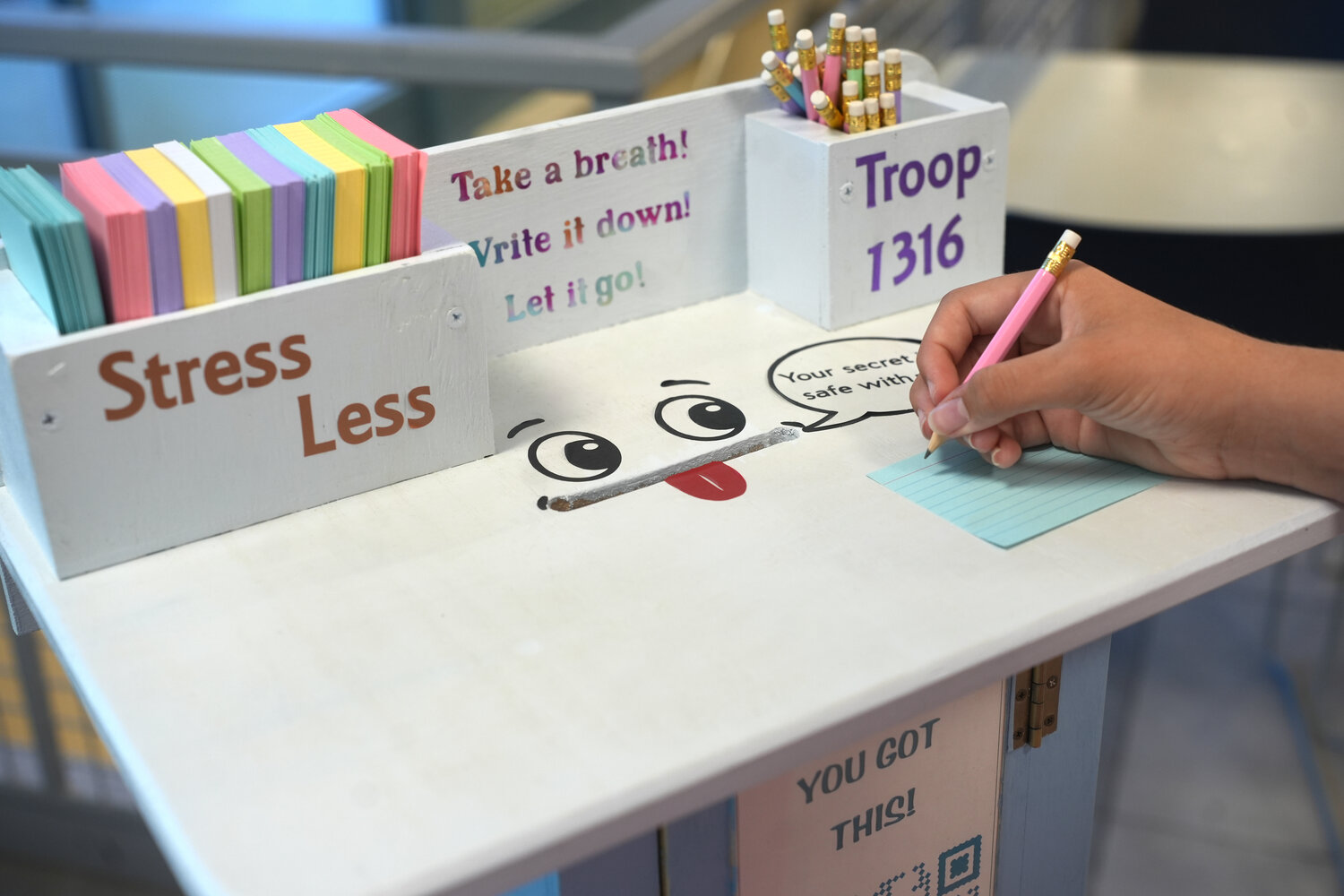 A safe place to let go: East Meadow Girl Scouts unveil the Stress Less ...