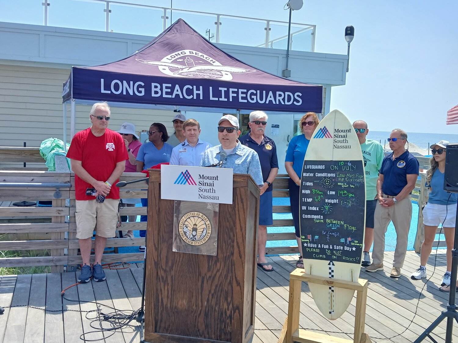 Nassau County leaders, health officials share plans ahead of heat wave ...
