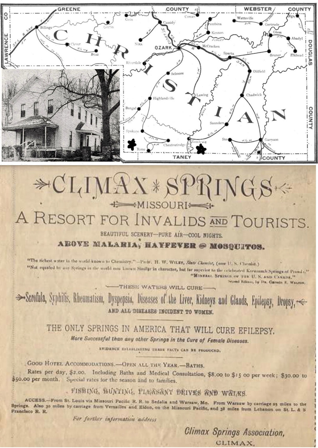 MOzarks medicinal and mineral springs created boomtowns | Marshfield Mail