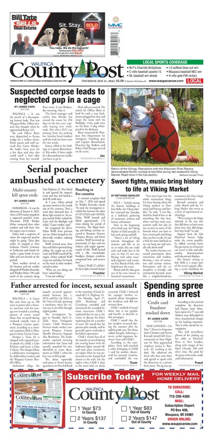 Home - Waupaca County Post - Waupaca County Post