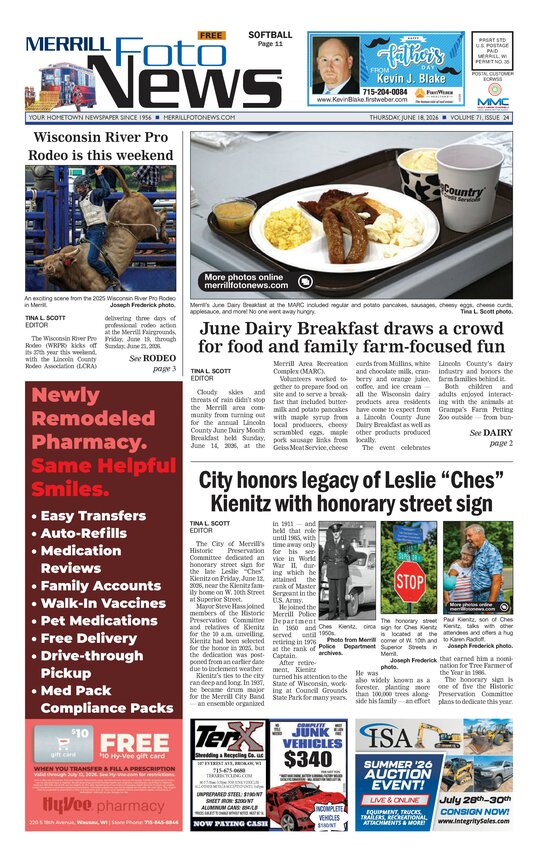Merrill Foto News 06.18.2026 - Merrill Foto News