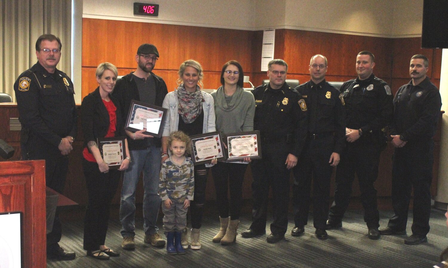 Four Citizen Lifesaver Awards presented for rescuing boy - Press Times