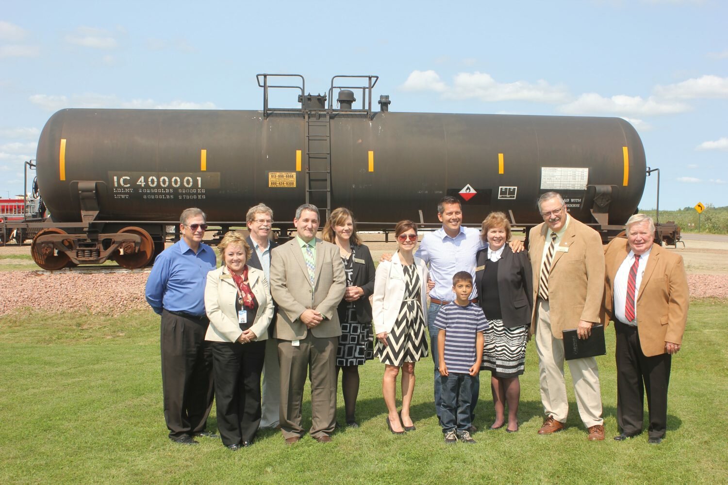 NTC Merrill campus dedicates rail car - Merrill Foto News