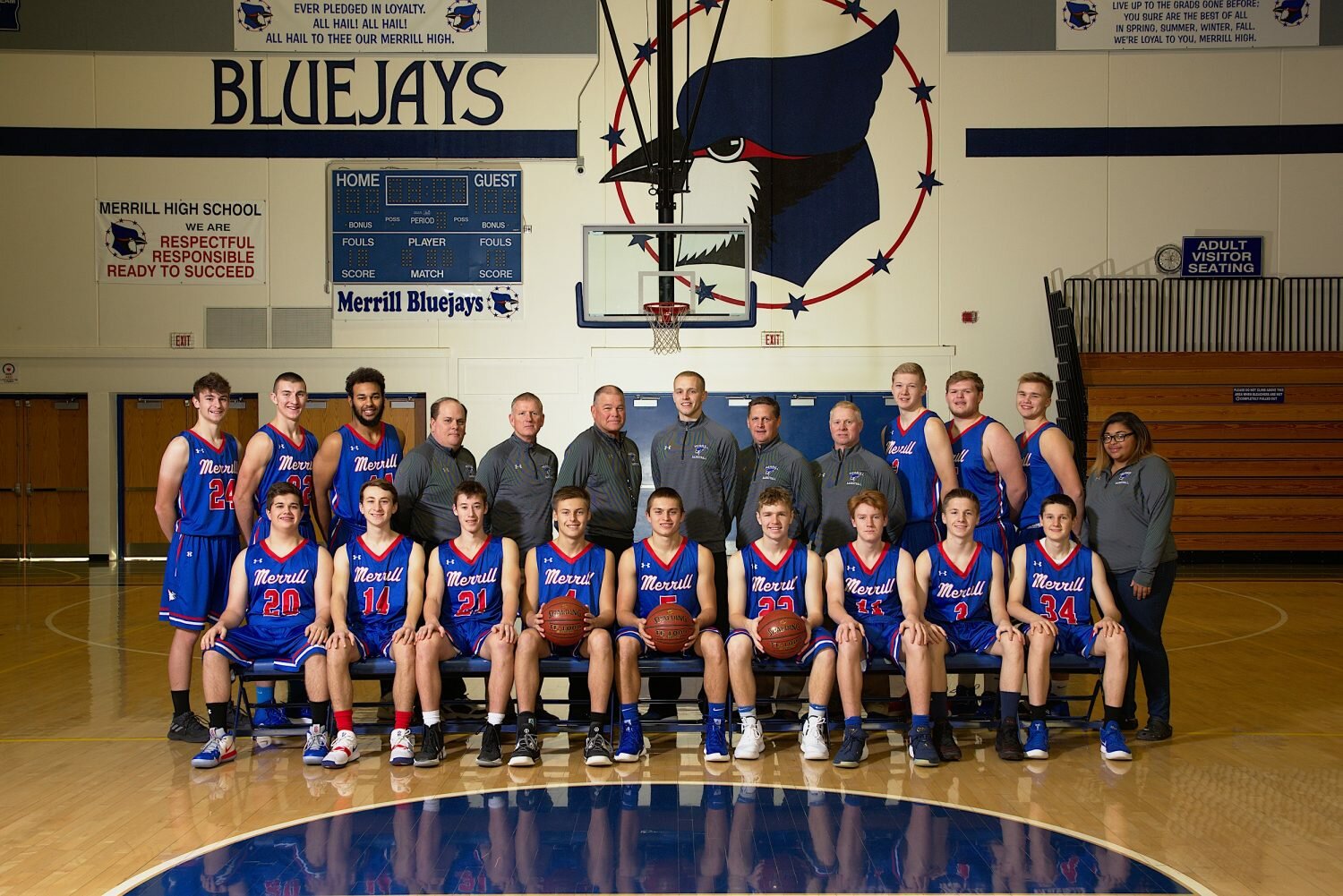 Bluejay boys defy weather, turn out big week - Merrill Foto News