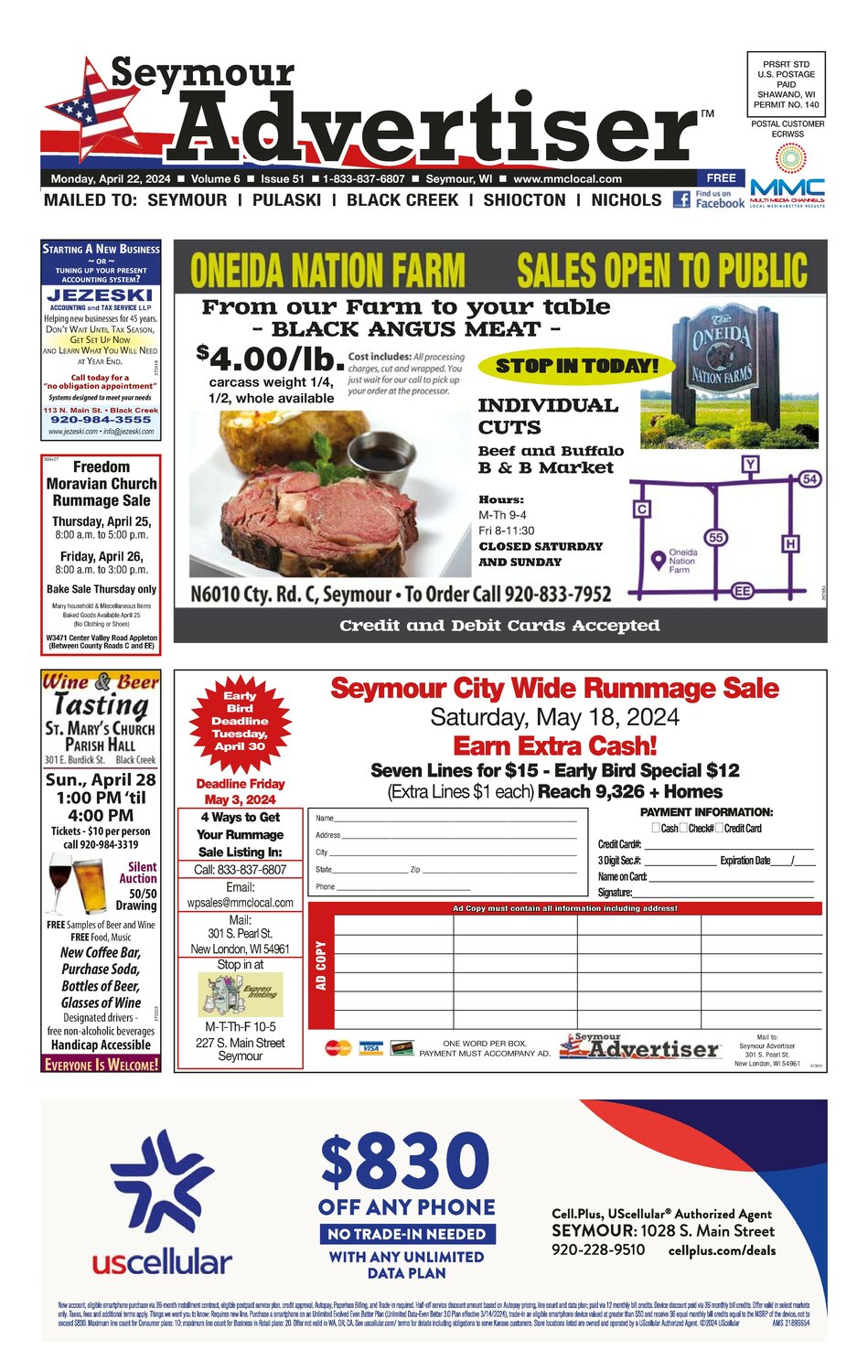 Seymour Advertiser 04.22.24 - Seymour Advertiser