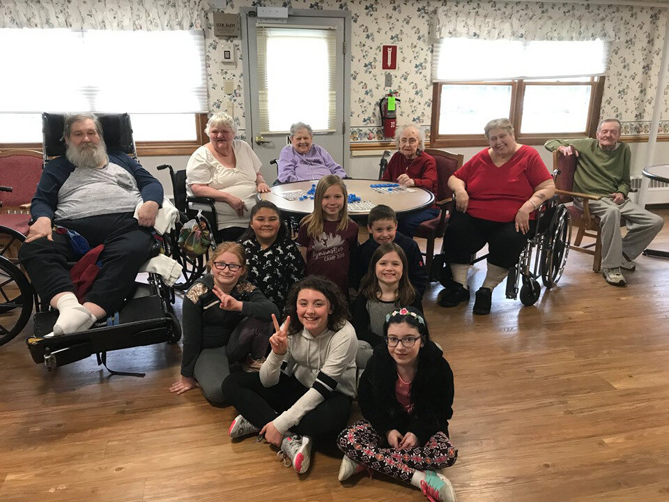 The North Elementary Student Council visited Eastview - Antigo Times