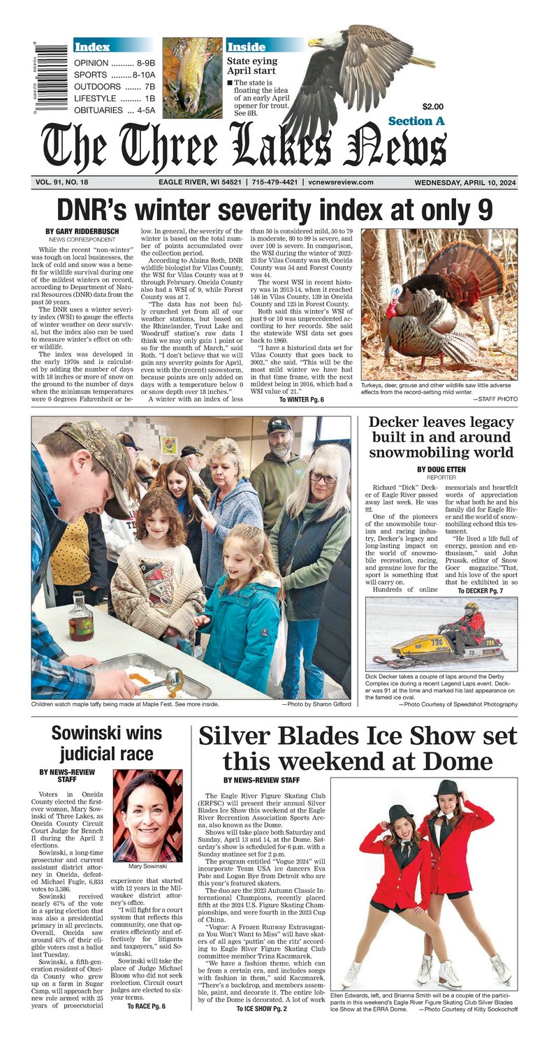 Three Lakes News_2024.04.10 - Vilas County News-Review
