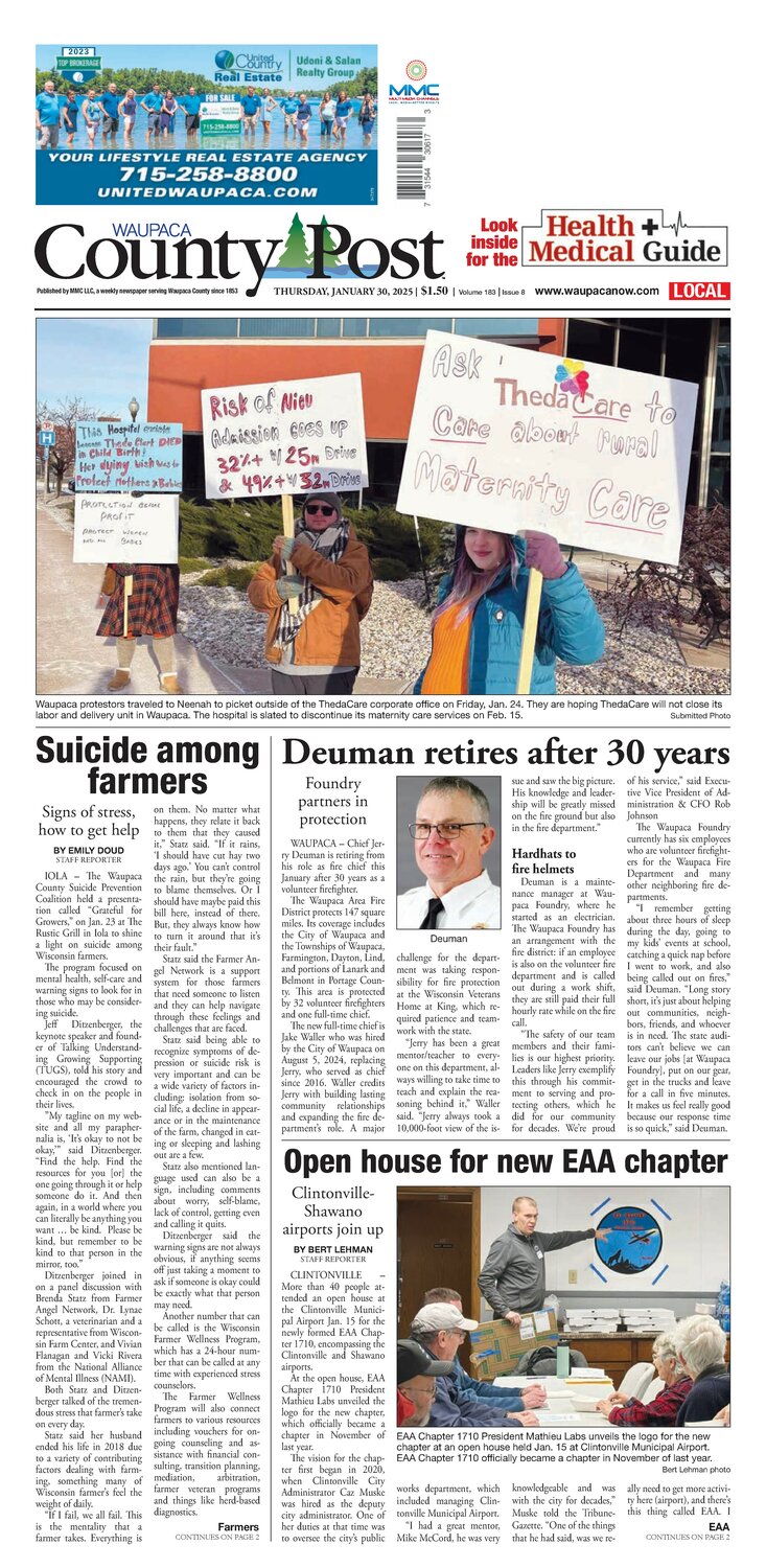 Waupaca County Post Thursday, January 30, 2025 - Waupaca County Post