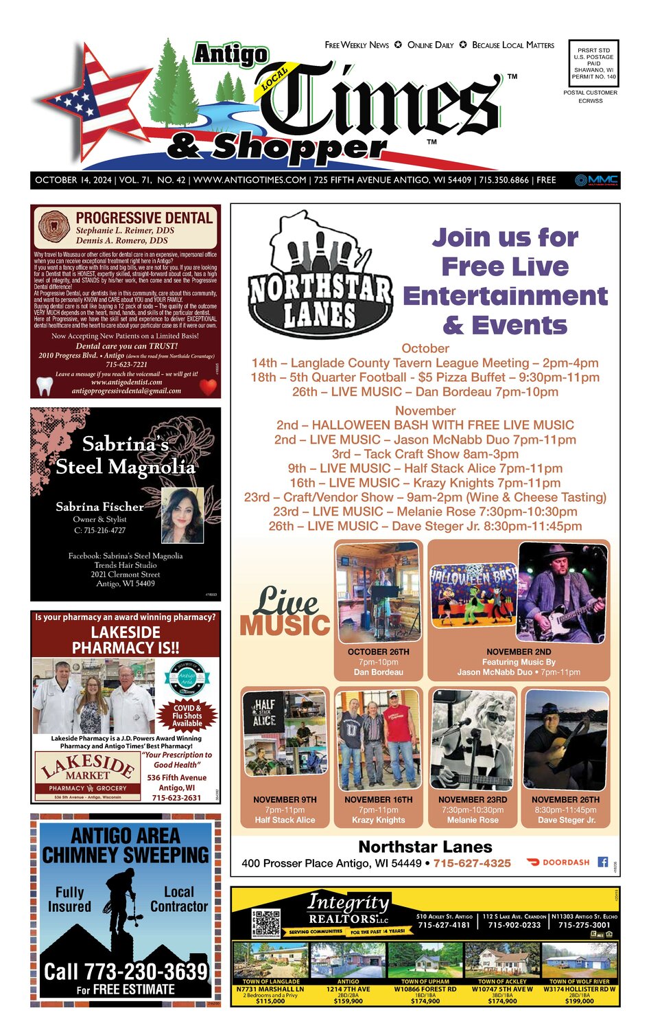 Antigo Times and Shopper Monday, October 14, 2024 - Antigo Times