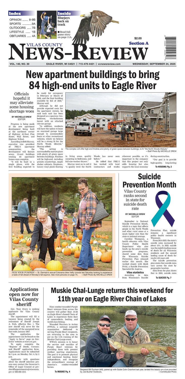 Vilas County News Review 09.24.2025 - Vilas County News-Review