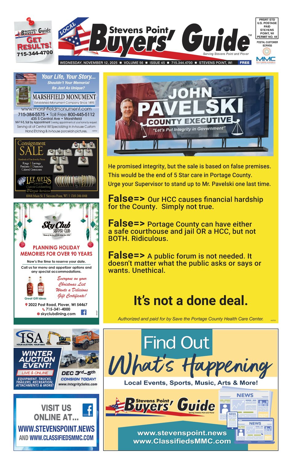 Stevens Point Buyers Guide 11.12.25 - Waupaca County Post