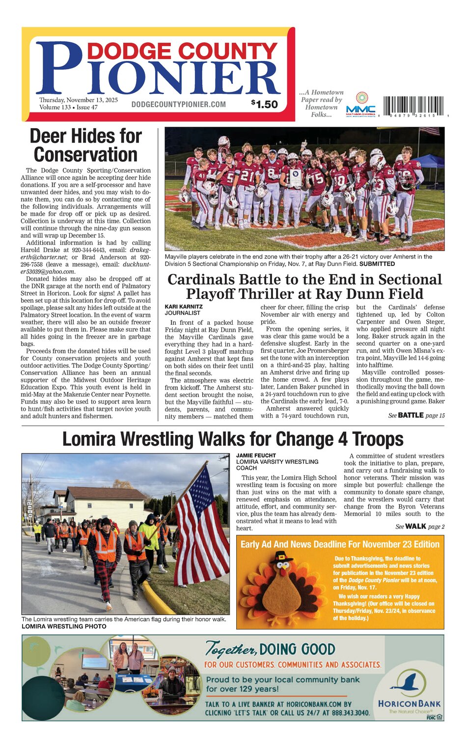 E-Editions - Dodge County Pionier