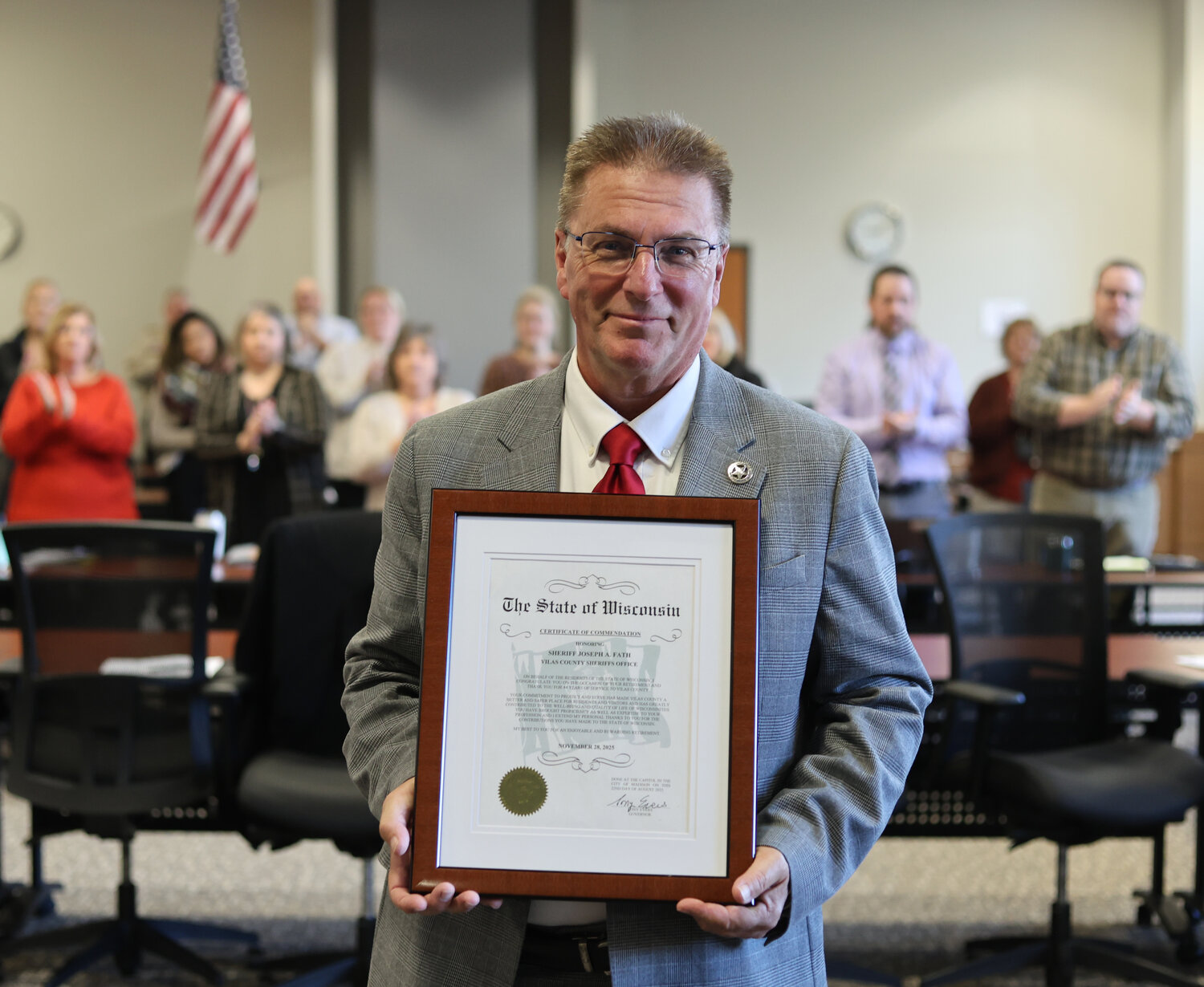 Fath, Low receive fond farewells from Vilas County supervisors - Vilas ...