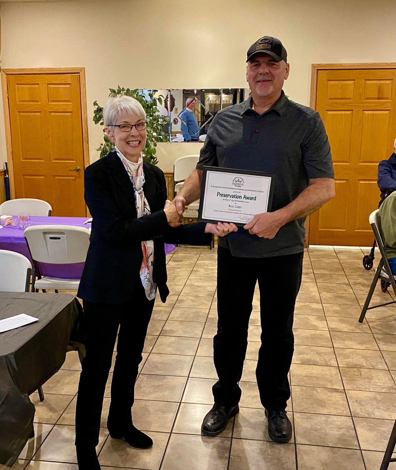 Oconto County Historical Society awards local artifact collector ...