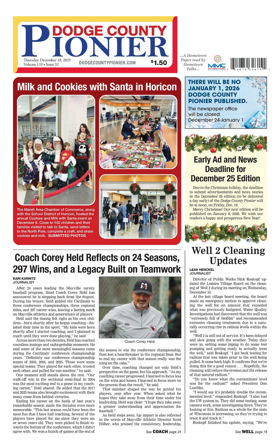 Dodge County Pionier 12-18-2025 - Dodge County Pionier