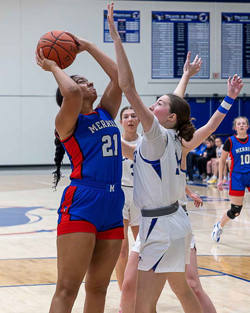 Merrill Varsity Girls take two out of three in busy basketball week ...