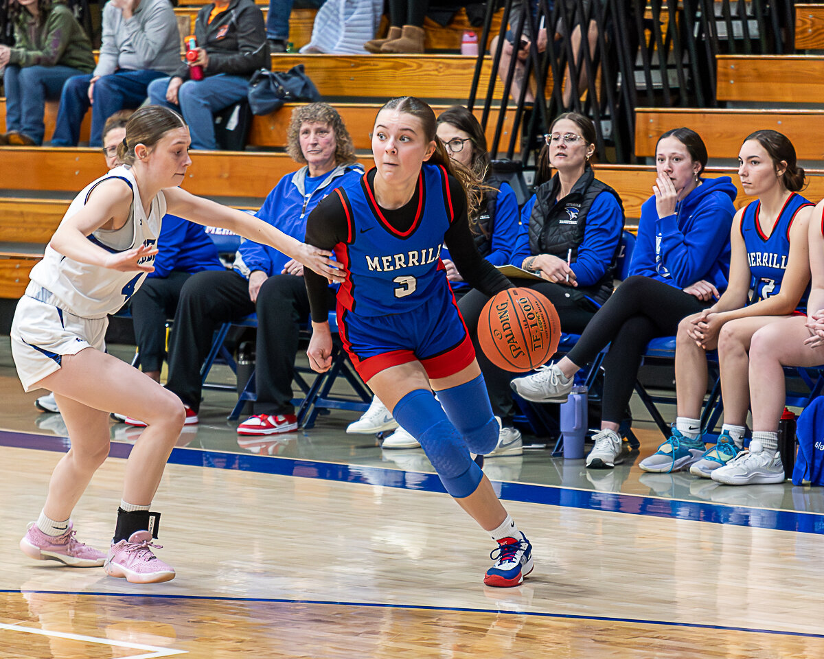 Merrill Varsity Girls take two out of three in busy basketball week ...