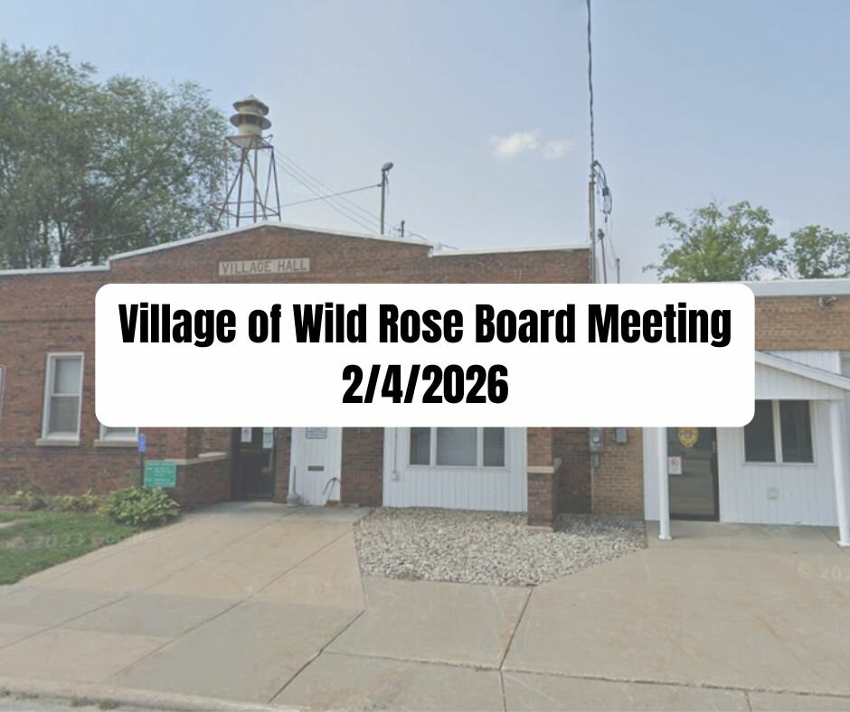 Wild Rose Village Board hears department updates - Waushara Argus