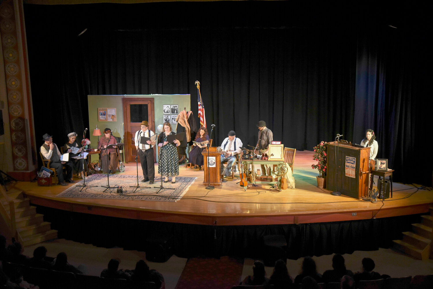 Crystal Theatre tunes into the past with live radio comedy - Iron ...