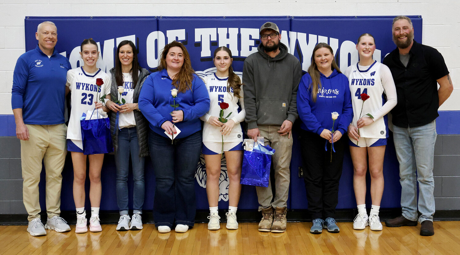 Wykons’ Girls Basketball and Cheer seniors honored - Iron County Reporter