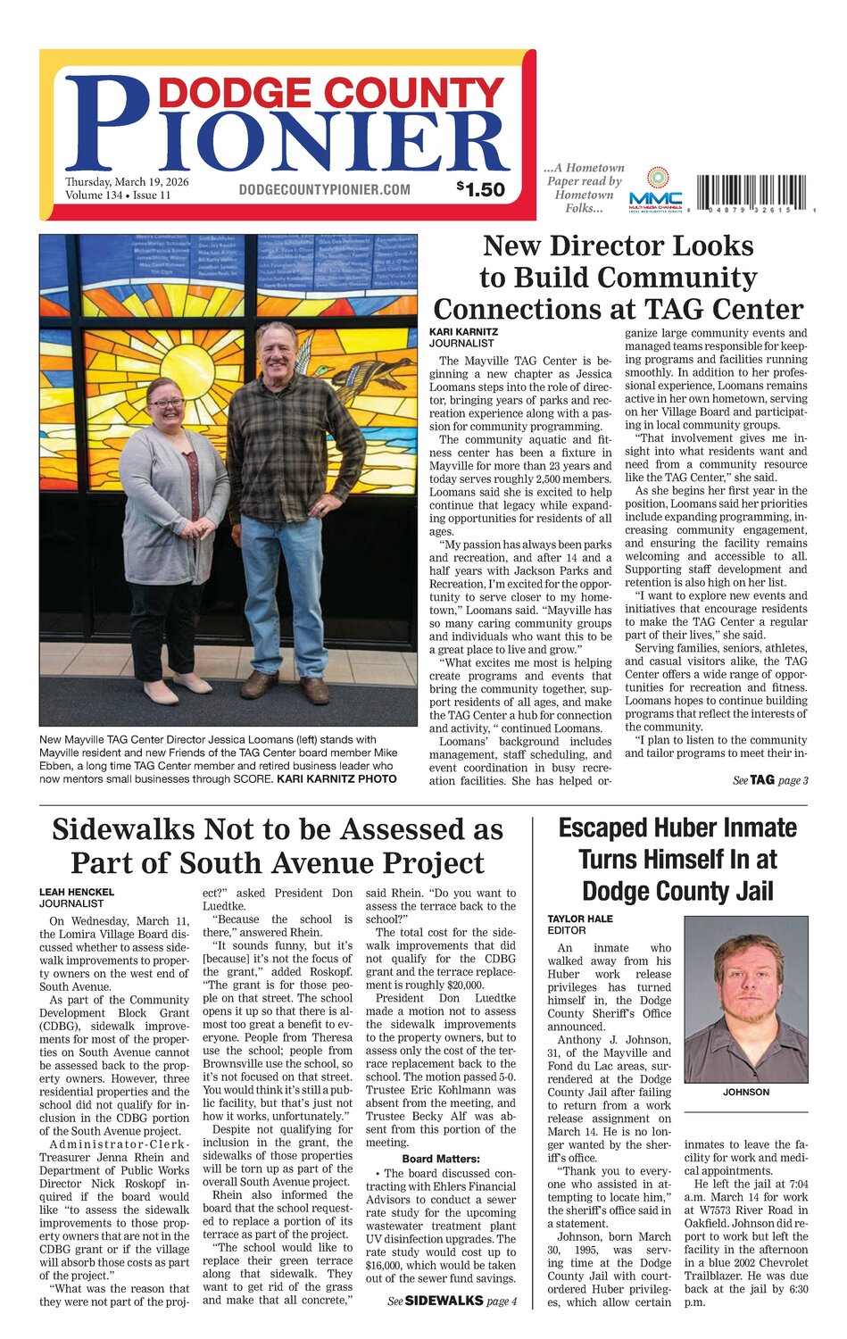 E-Editions - Dodge County Pionier