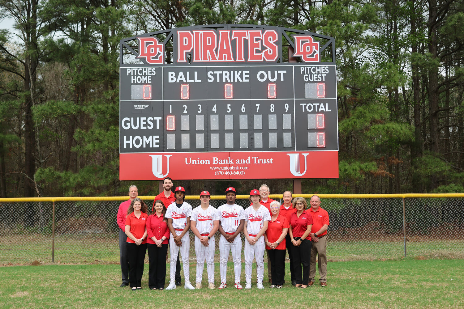 Pirates get new scoreboard courtesy of Union Bank | The Advance ...