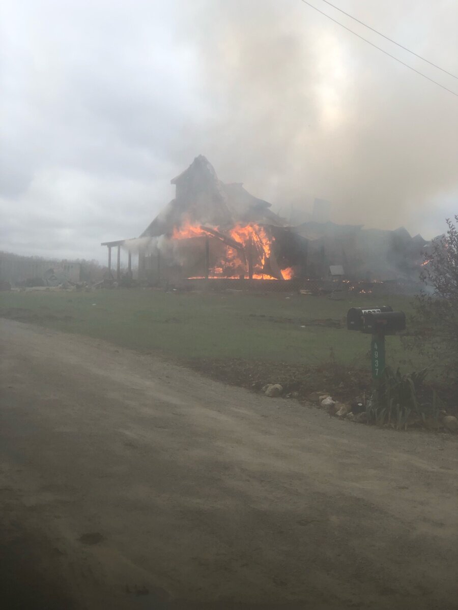 Massive Fire Destroys Home on New Zion Ridge - Jackson County Sun