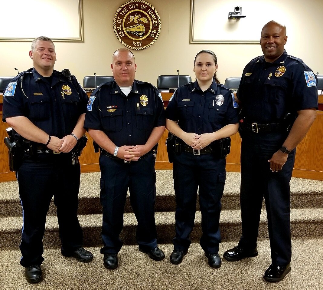 Hamlet Police Department hires 2 more officers - Richmond Observer