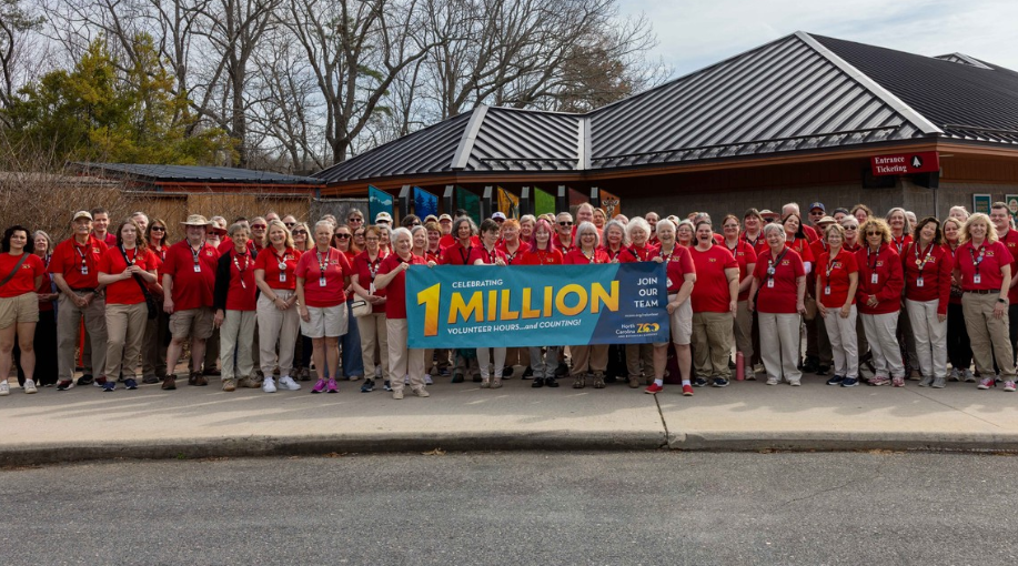 North Carolina Zoo celebrates 1 Million hours of volunteer support ...