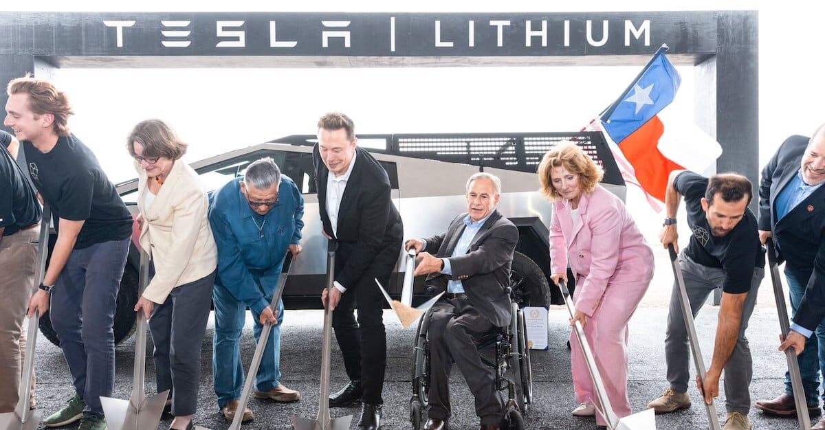 KRIS 6 TV - Groundbreaking for Tesla lithium refinery brings Musk and ...