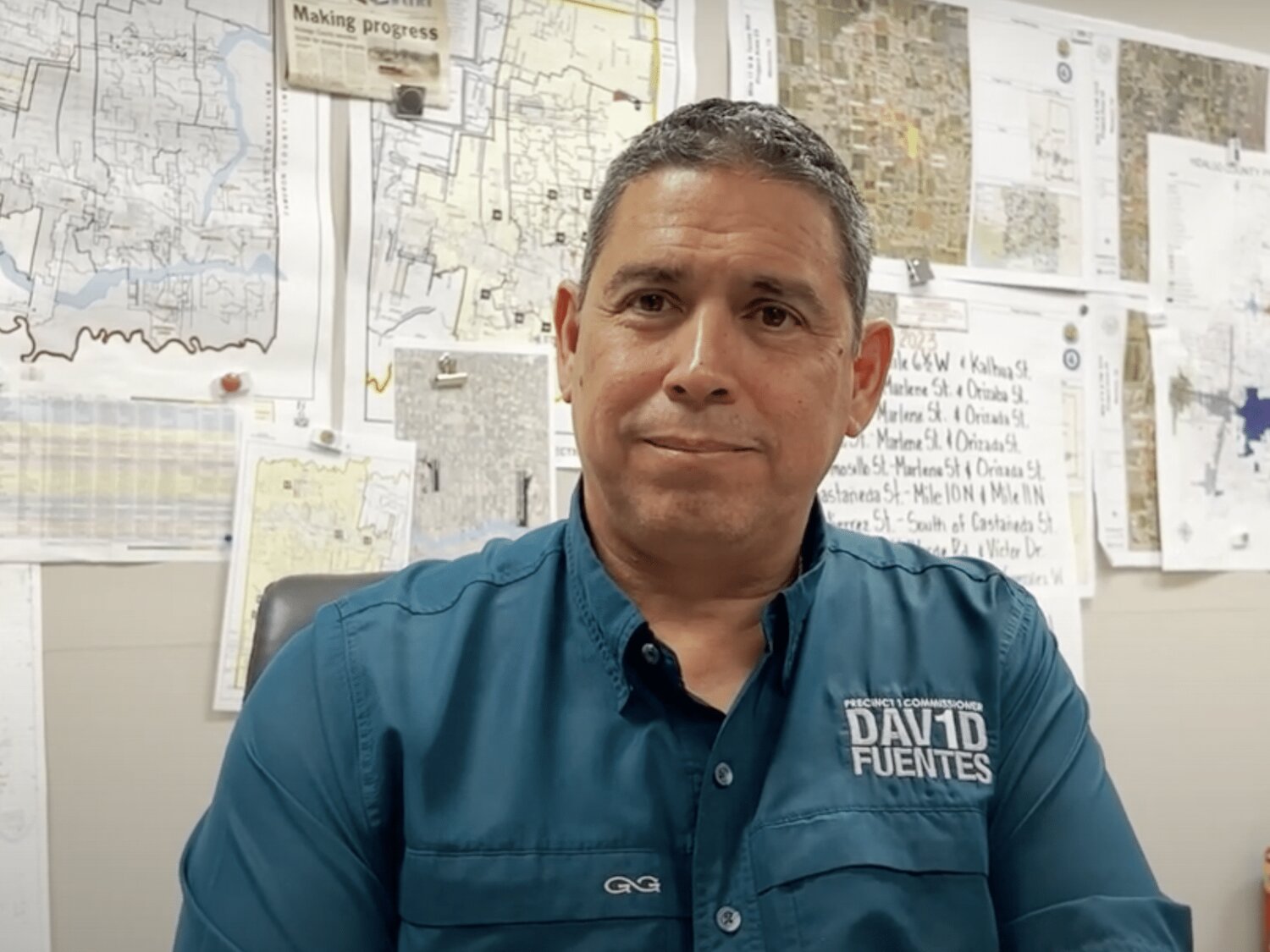 Commissioner Fuentes gives an overview of the Precinct 1 projects he's ...