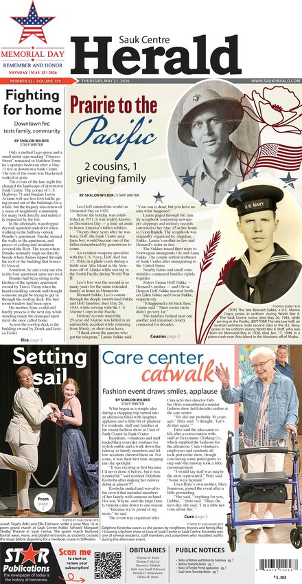 Calendar - Sauk Centre Herald