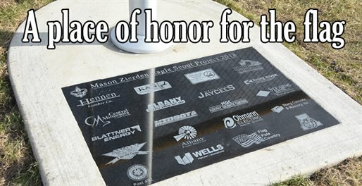 A place of honor for the flag - Sauk Centre Herald