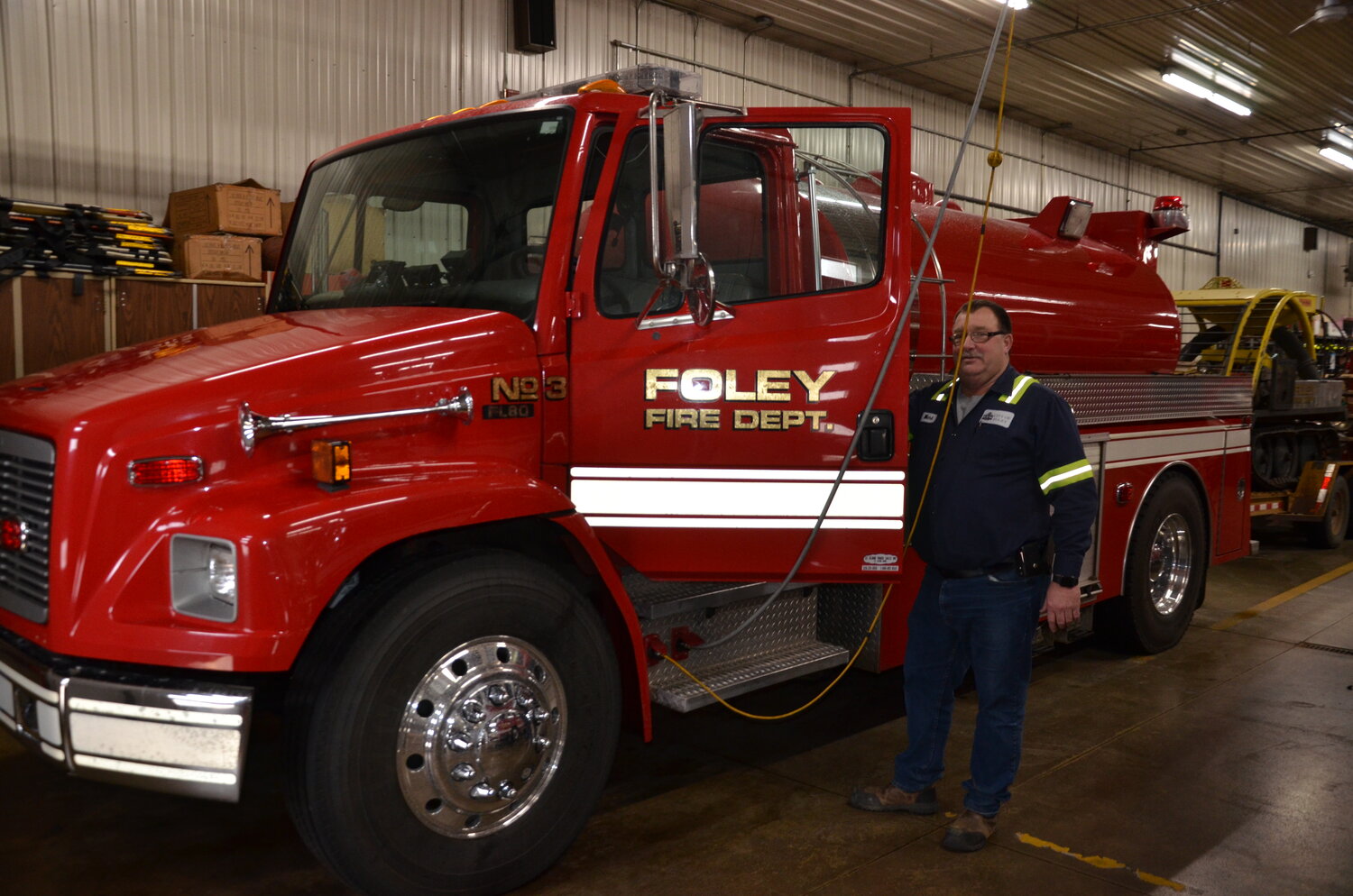 Foley Fire Department purchases new tanker - Benton County Herald