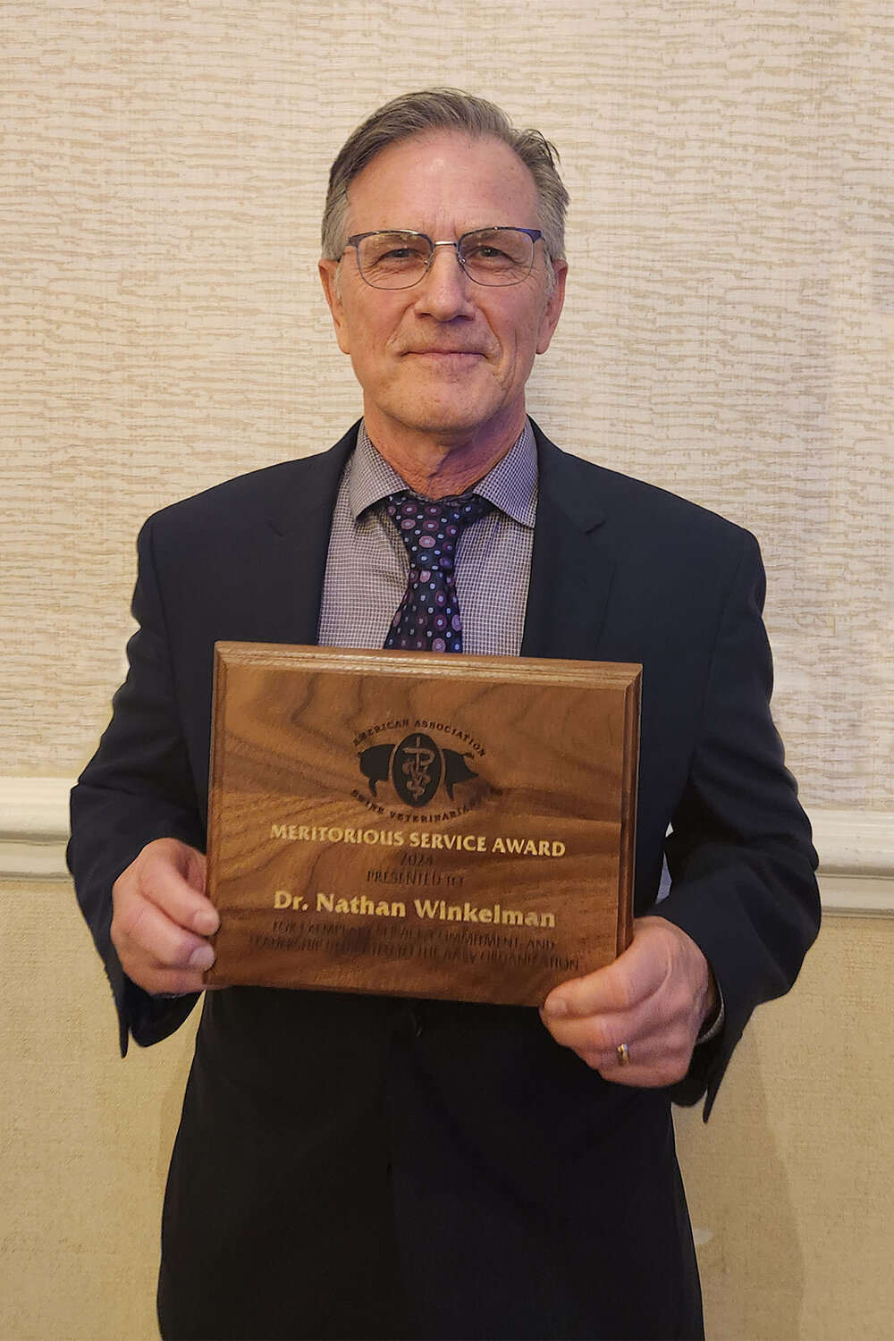 Winkelman is Meritorious Service Award recipient - Benton County Herald