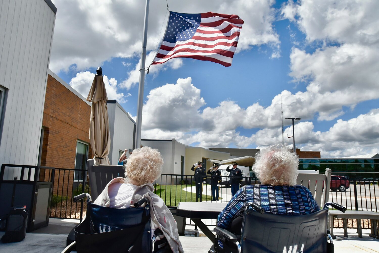 ‘God bless the veterans, God Bless America and God bless you people ...