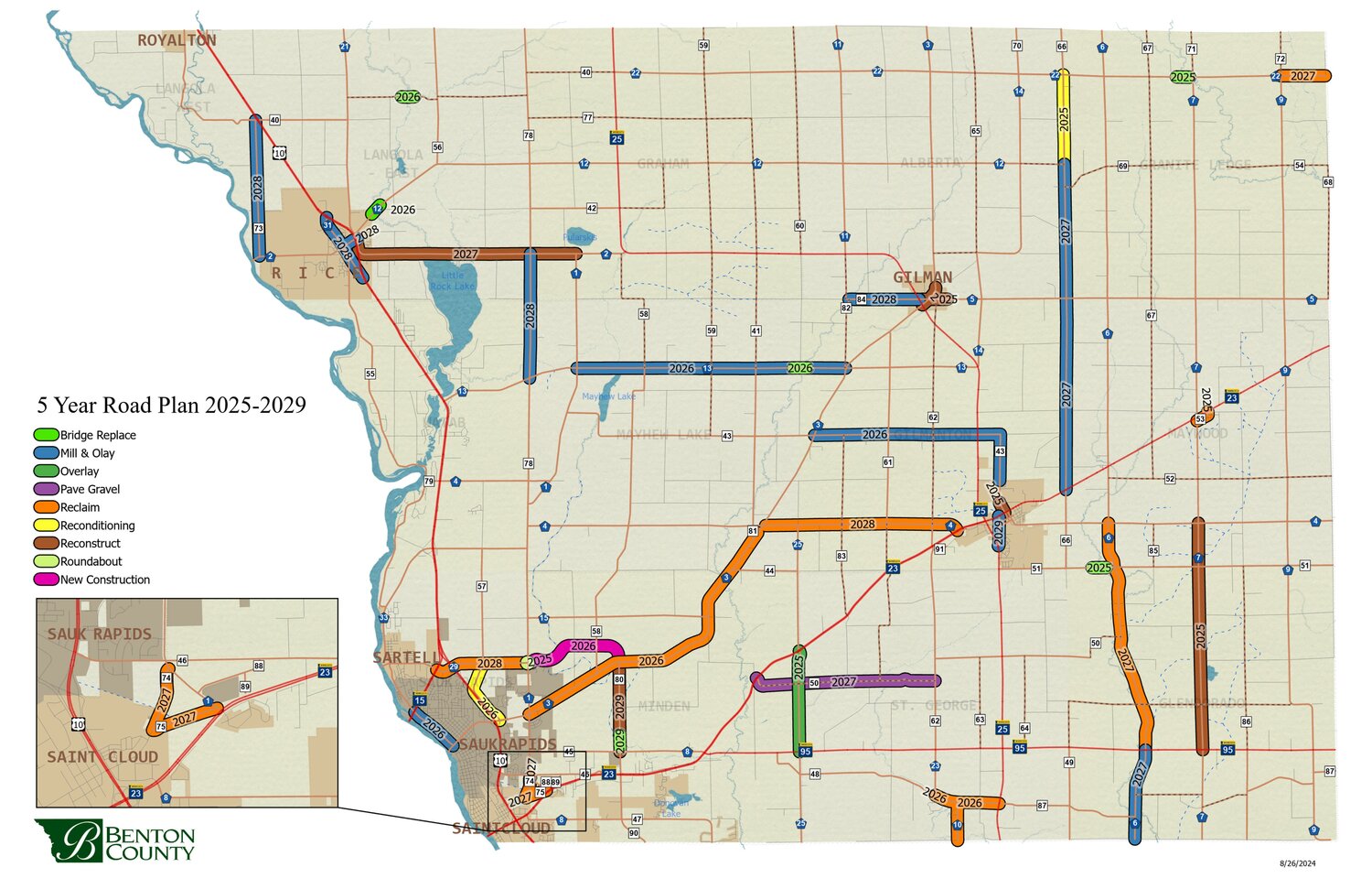 Benton County moves road projects forward - Sauk Rapids Herald
