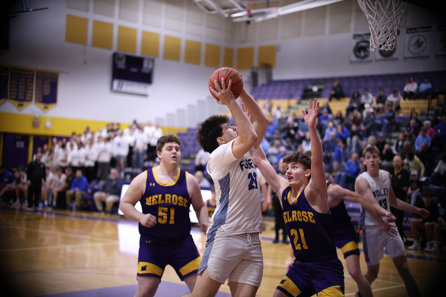 Despite toughness, tenacity, Falcons fall to Melrose - Benton County Herald