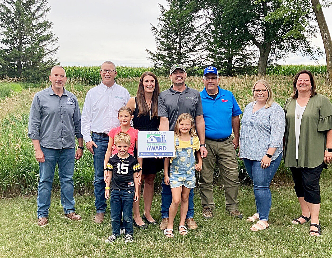 Bergs receive Wergin Good Farm Neighbor Award - Storm Lake Times Pilot