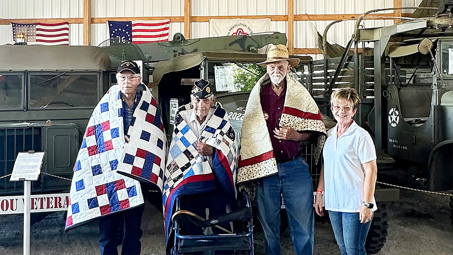 Raveling, Meseck, Peterson receive Quilts of Valor - Storm Lake Times Pilot