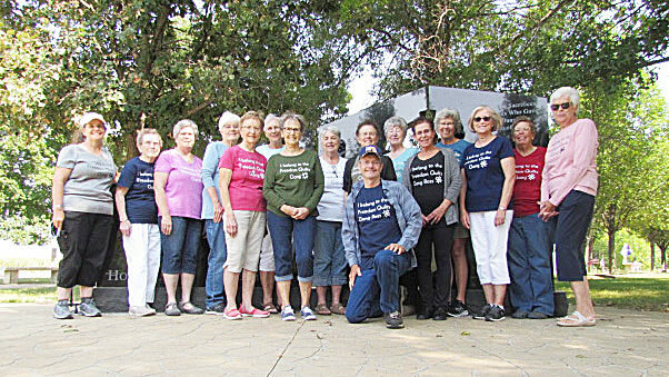 On the road with the Freedom QuiltersA thank you for their hard work ...