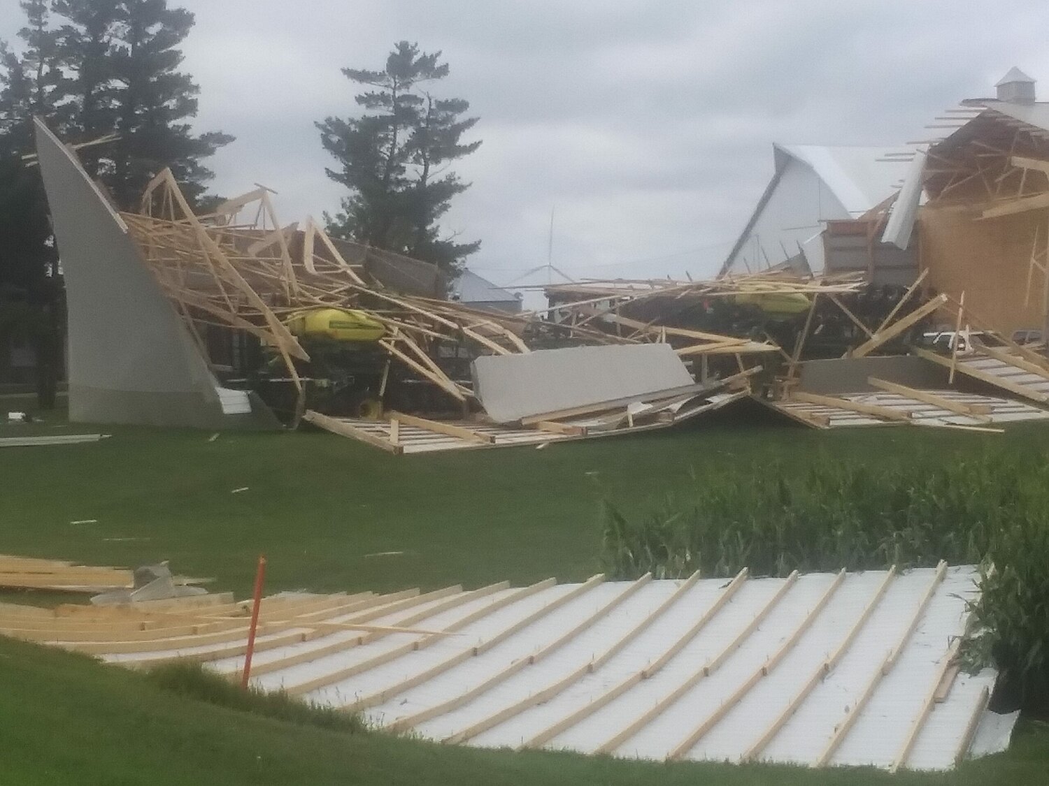 Storm levels machine shedTriplett just rebuilt it - The Cherokee ...