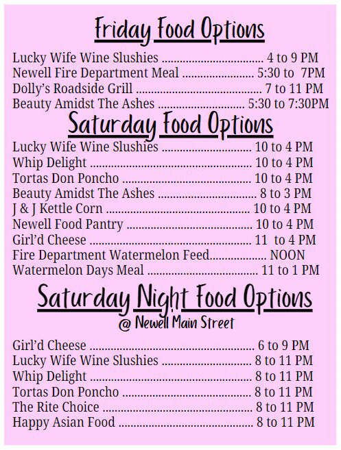 Newell Watermelon Days: Entertainment and food options galore - Storm ...