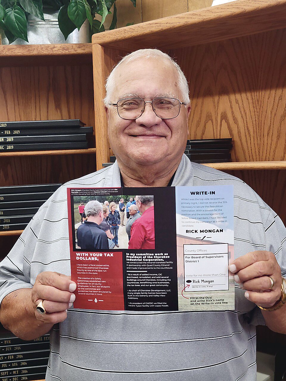 Mongan announces write-in campaign for supervisors - The Cherokee ...