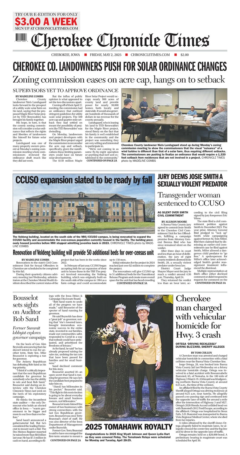 E-Editions - The Cherokee Chronicle Times